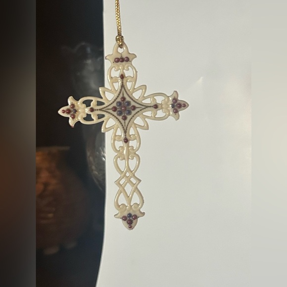 Lenox | Holiday | Lenox Cross With Colorful Purple And Red Accents ...